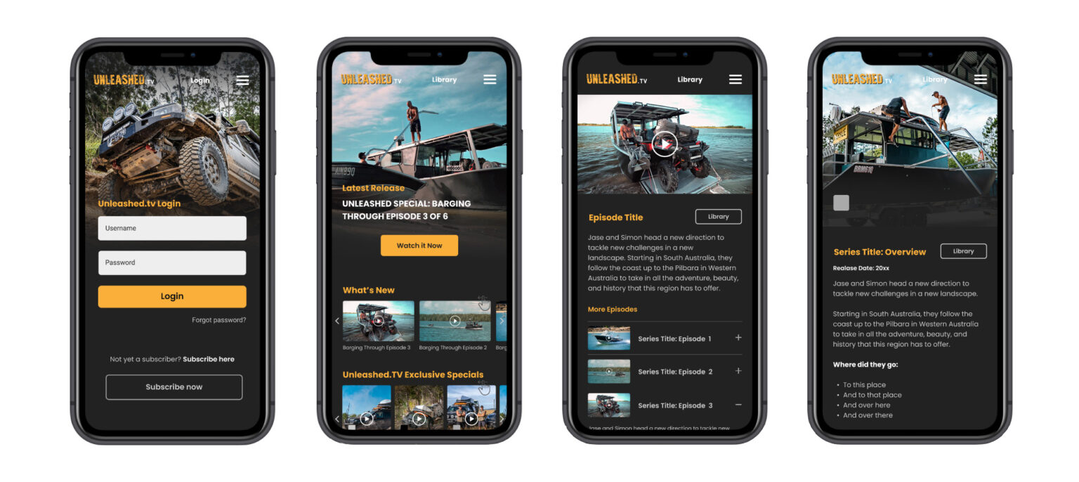 Unleashed.TV Video Streaming Platform Web Design - PK Web Design - PK ...